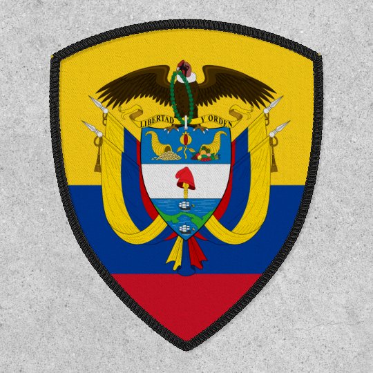 Colombian Flag & Coat of Arms, Flag of Colombia Patch | Zazzle.com
