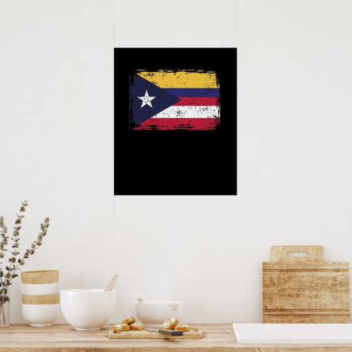 Colombian Puerto Rican Poster | Zazzle
