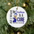Colon Cancer All I Want For Christmas Ornaments | Zazzle