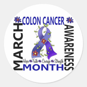 Colon Cancer Stickers | Zazzle