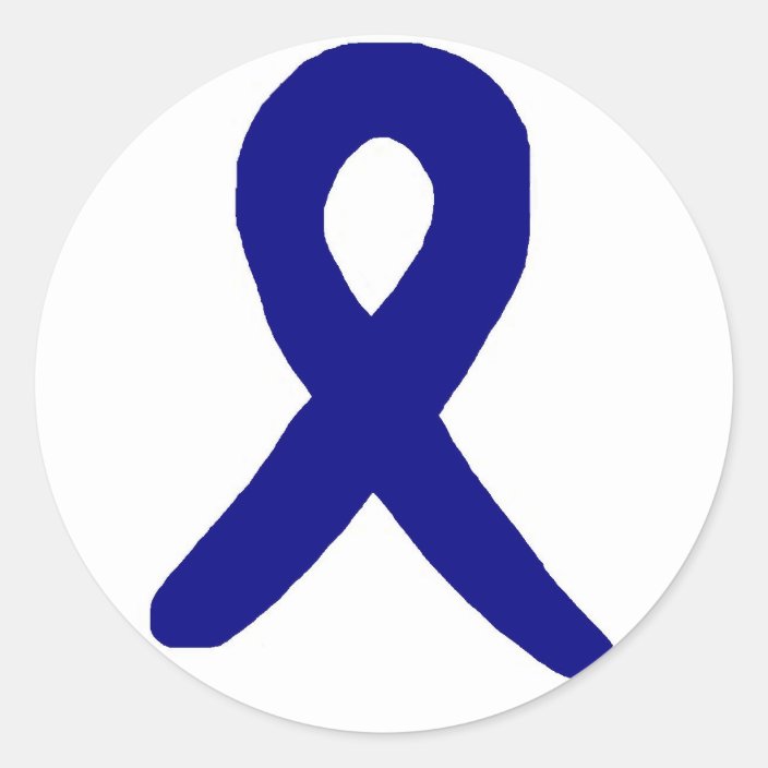 Colon cancer awareness sticker | Zazzle.com