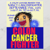 Colon Cancer Fighter Benefit Flyer | Zazzle