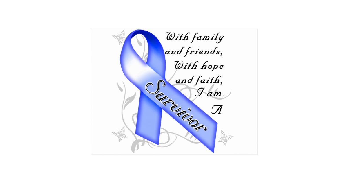Colon Cancer Survivor Postcard | Zazzle.com