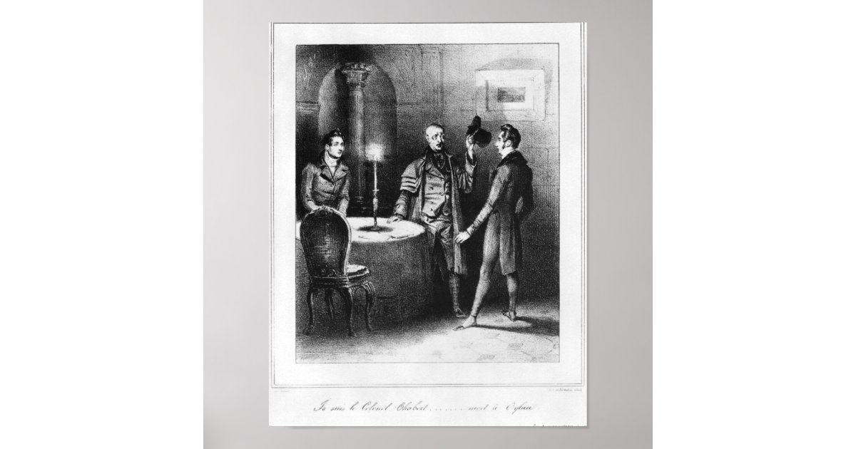 Colonel Chabert, illustration 'Le Colonel Poster | Zazzle