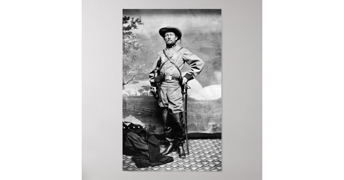 Colonel John Mosby - Civil War Portrait Poster | Zazzle