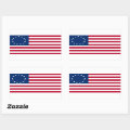 Colonial American Flag Stickers | Zazzle