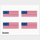 Colonial American Flag Stickers | Zazzle