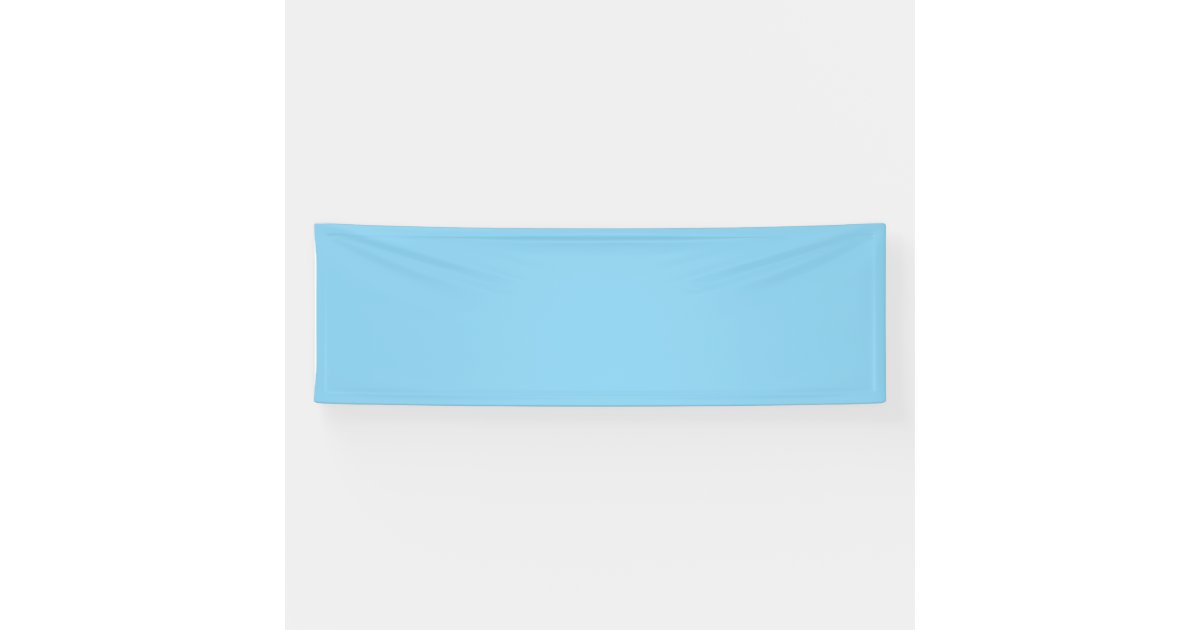 color baby blue banner | Zazzle