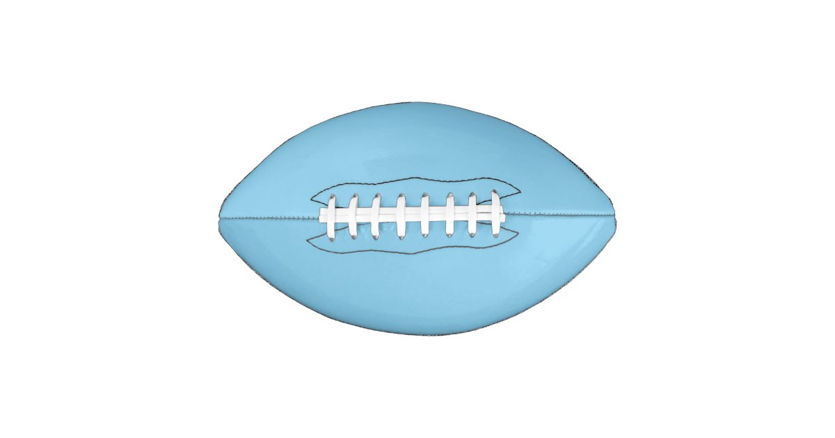 color baby blue football | Zazzle