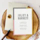 Color Block Minimal Wedding Invitation | Zazzle