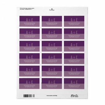 Color Blocks Address Labels | Zazzle