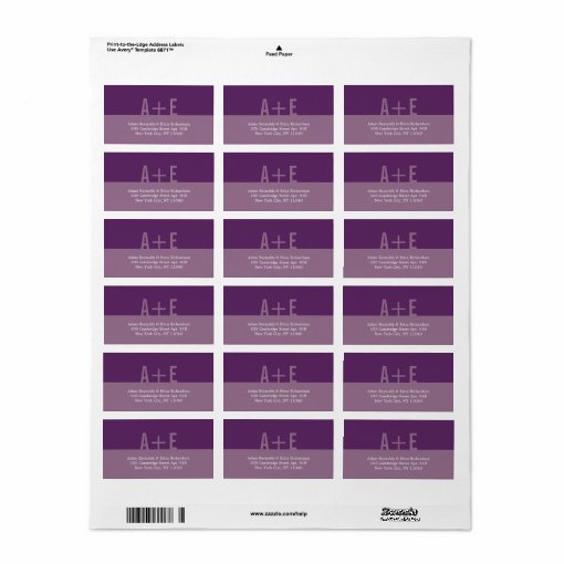 Color Blocks Address Labels | Zazzle