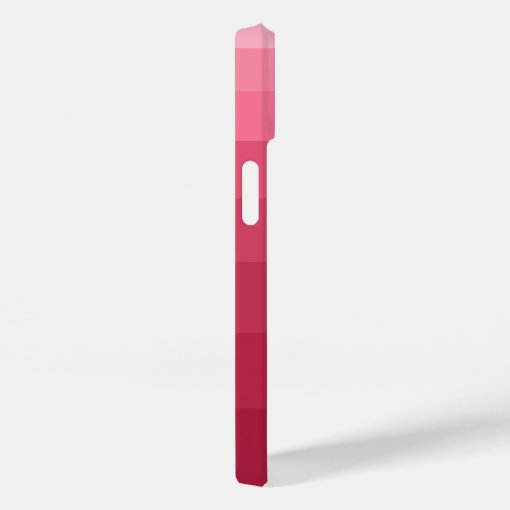 Color Blocks Magenta Pink Monochromatic Name Case-Mate iPhone Case | Zazzle