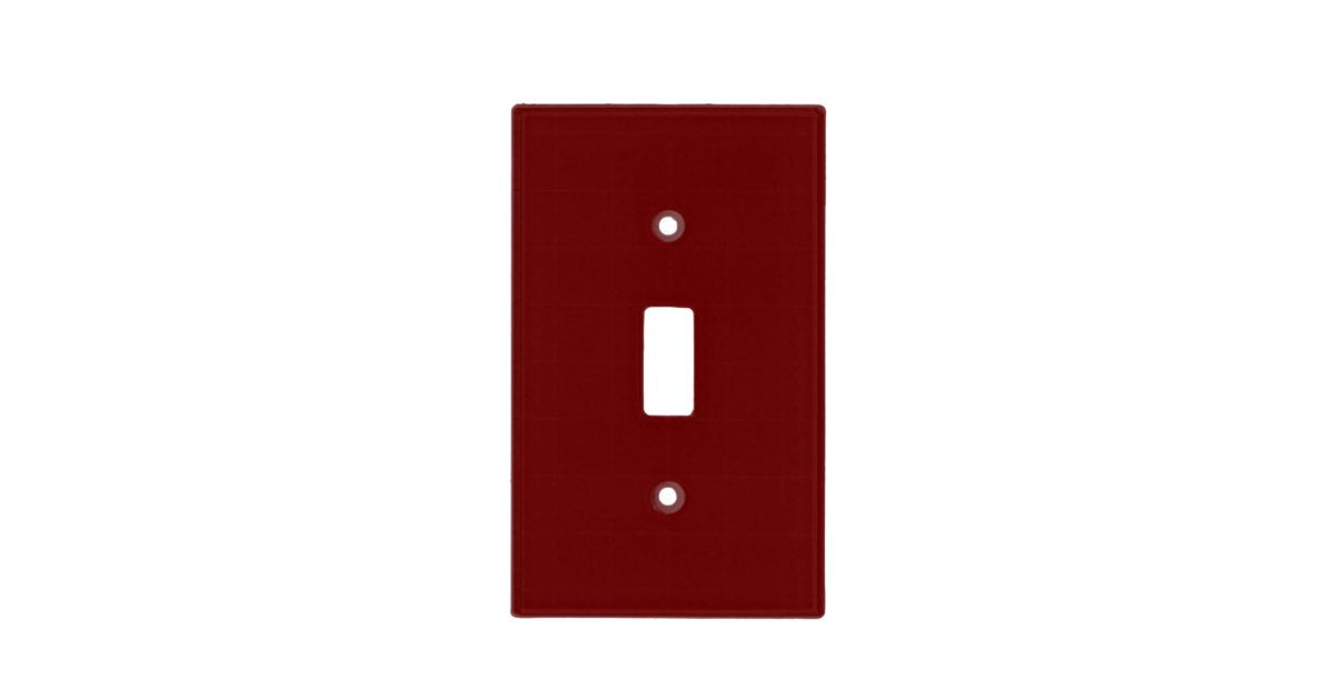 color blood red light switch cover | Zazzle