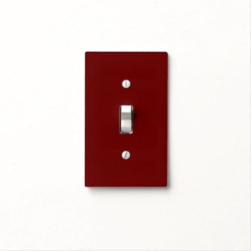color blood red light switch cover | Zazzle