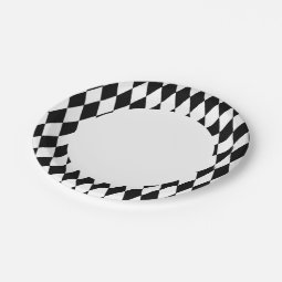 Color Changeable Harlequin Paper Plates | Zazzle