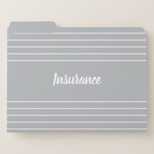 Color Coded Office Finance,Insurance and Medical File Folder | Zazzle