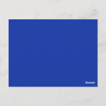 color Egyptian blue Postcard | Zazzle