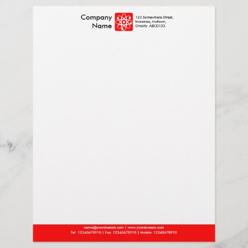 Footer Letterhead | Zazzle