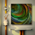 Color Glory Modern Abstract Art Pattern Elegant Canvas Print | Zazzle
