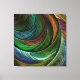 Color Glory Modern Abstract Art Pattern Elegant Canvas Print | Zazzle