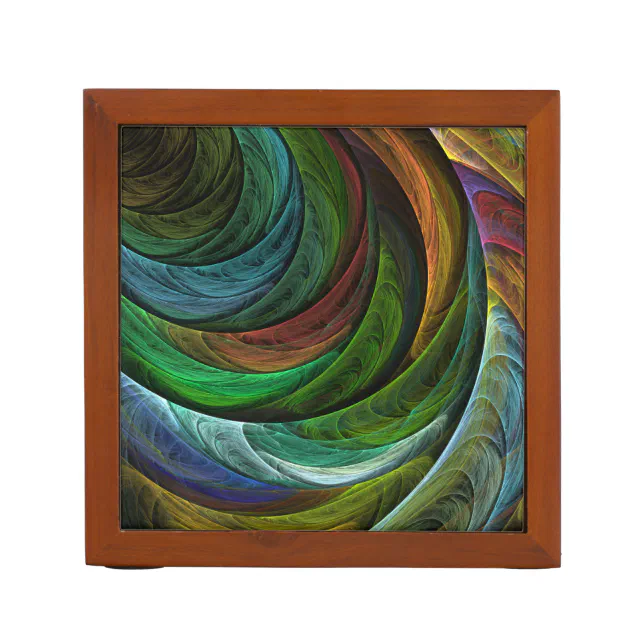 Color Glory Modern Abstract Art Pattern Elegant Pencil Holder | Zazzle