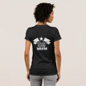 Color Guard Mom Crossed Flags T-shirt | Zazzle