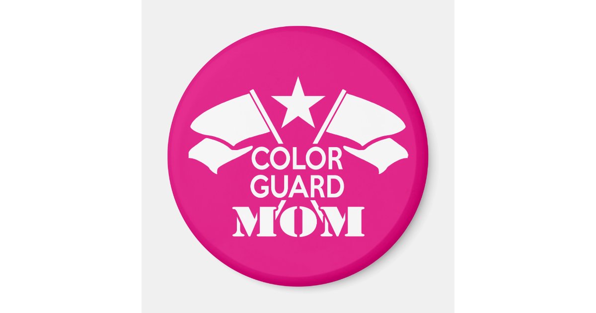Color Guard Mom Magnet Zazzle