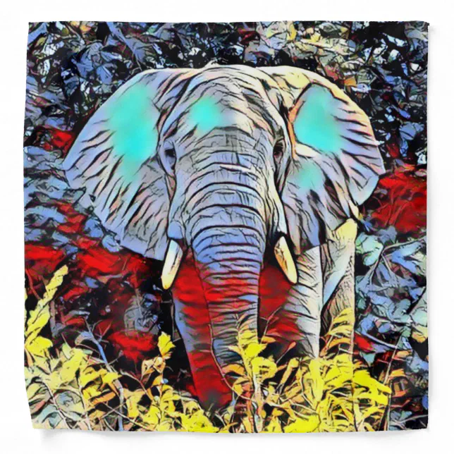 Color Kick - Elephant Bandana | Zazzle