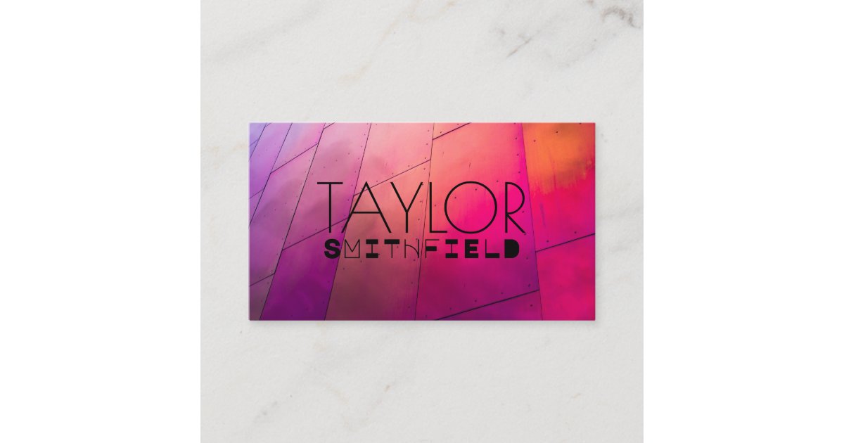 COLOR LED lights Business Card | Zazzle