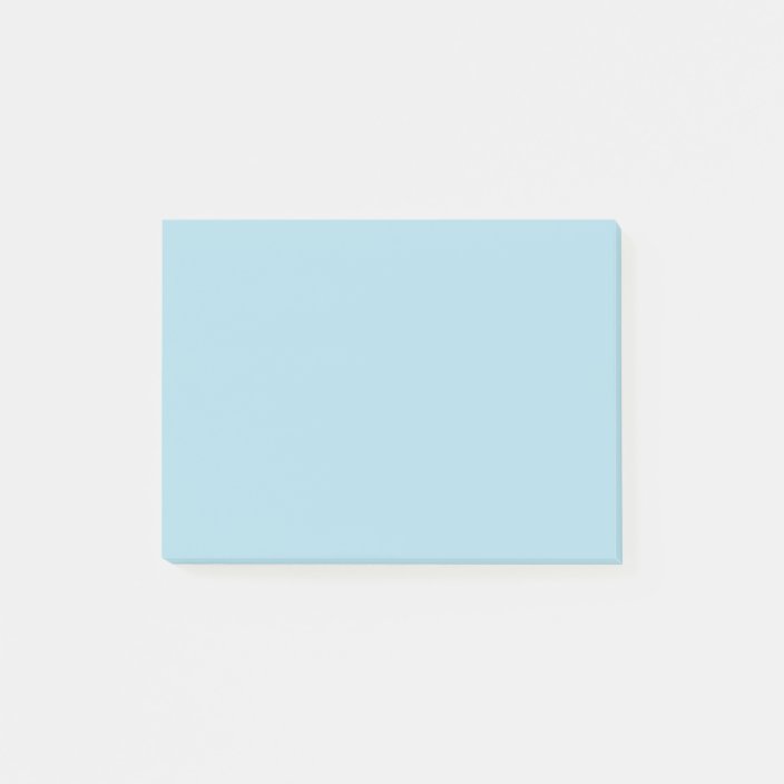 color light blue post-it notes | Zazzle.com
