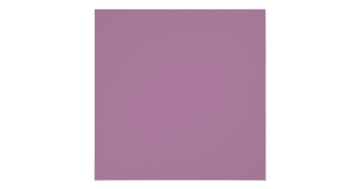 color mauve poster | Zazzle