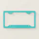 color medium turquoise license plate frame | Zazzle