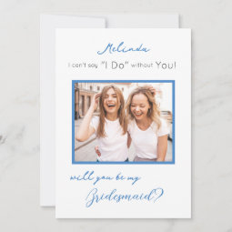 Color Palette Bridesmaid Proposal Card | Zazzle