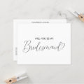 Color Palette Bridesmaid Proposal Card | Zazzle