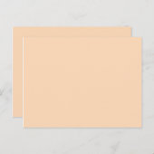 color peach puff postcard | Zazzle