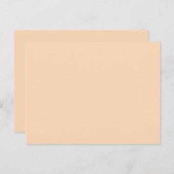 color peach puff postcard | Zazzle