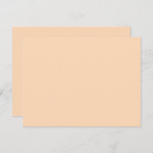 color peach puff postcard | Zazzle