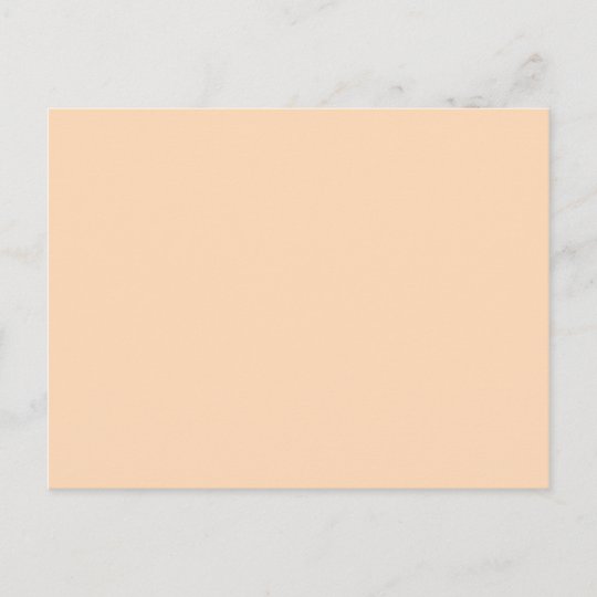 color peach puff postcard | Zazzle.com