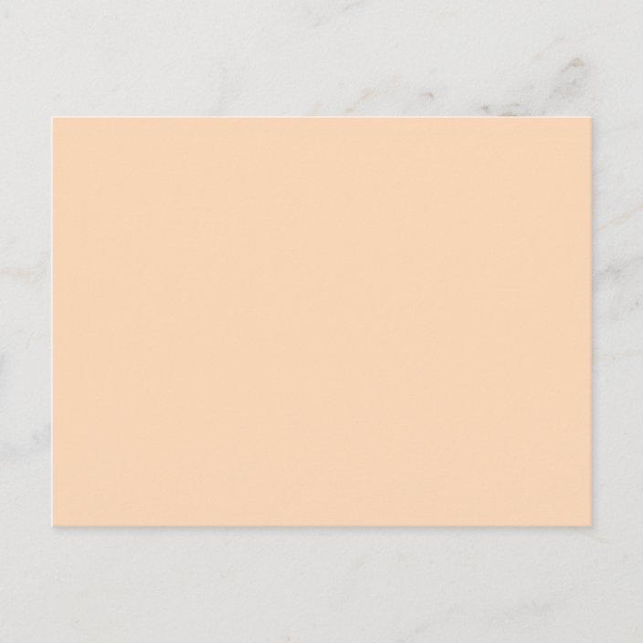 color peach puff postcard | Zazzle.com