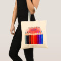Color Pencils Back To School Custom Teacher Name Tote Bag | Zazzle