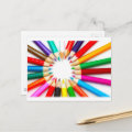 Color Pencils Postcard | Zazzle