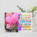 Color Run Birthday Party Invitation | Zazzle