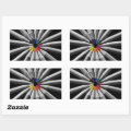 Color Spectrum Pencils Rectangular Sticker | Zazzle