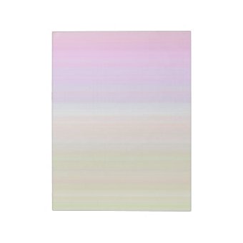Color Spectrum Stripes Notepad | Zazzle