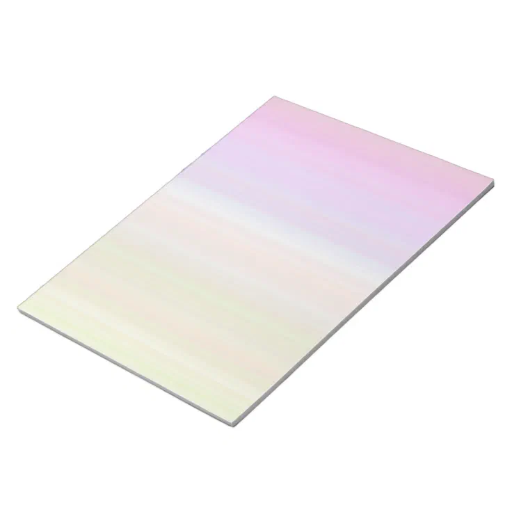 Color Spectrum Stripes Notepad | Zazzle