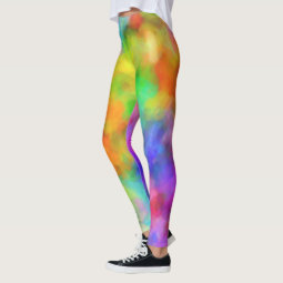 Color Splash Leggings | Zazzle
