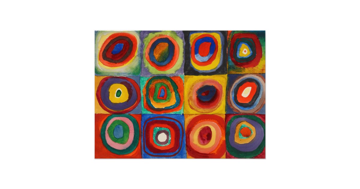Color Study by Wassily Kandinsky Photo Print | Zazzle