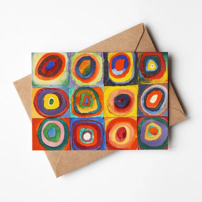 Color Study | Wassily Kandinsky Card | Zazzle