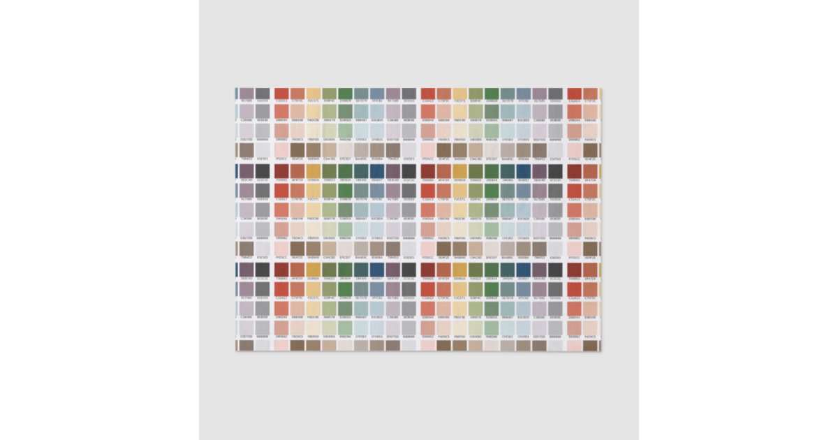 Color Test Tissue Paper | Zazzle